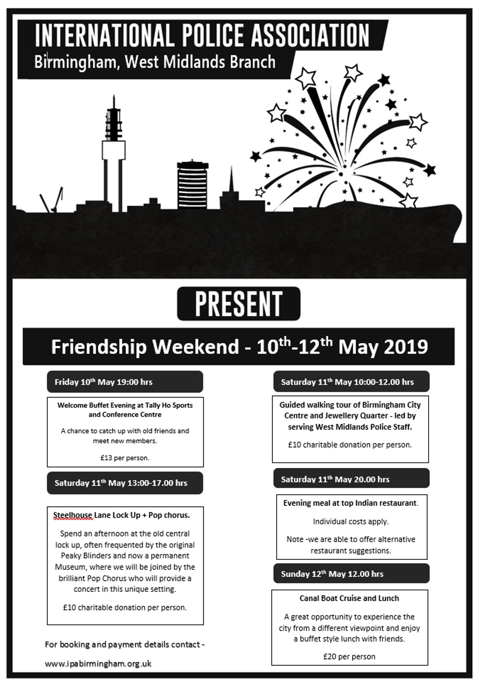 IPA Section UK Event: Friendship Weekend in Birmingham | IPA-MSZ KMSZ